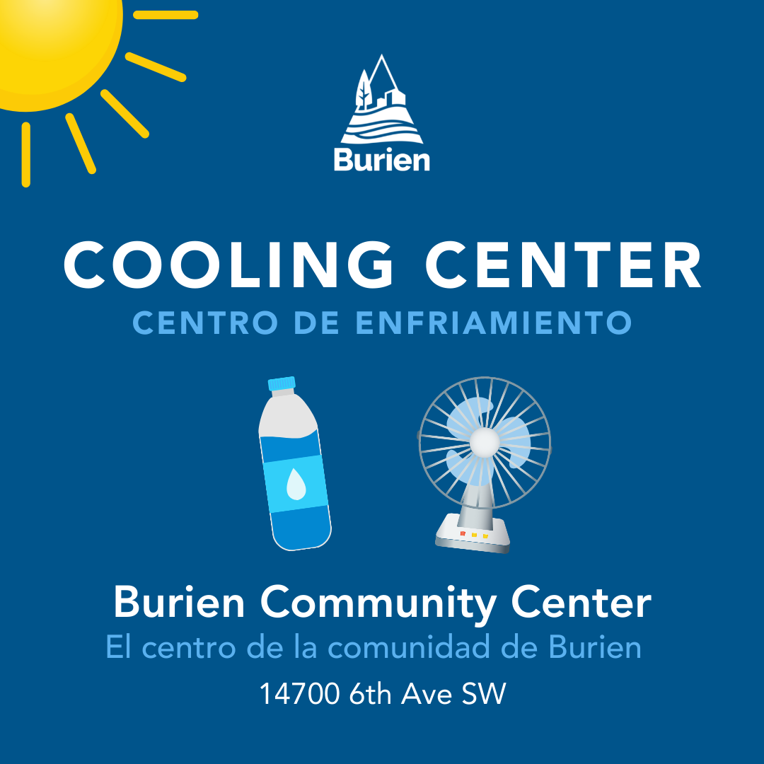 Burien Community Center Opens August 12–14 as Cooling Center | Westside ...